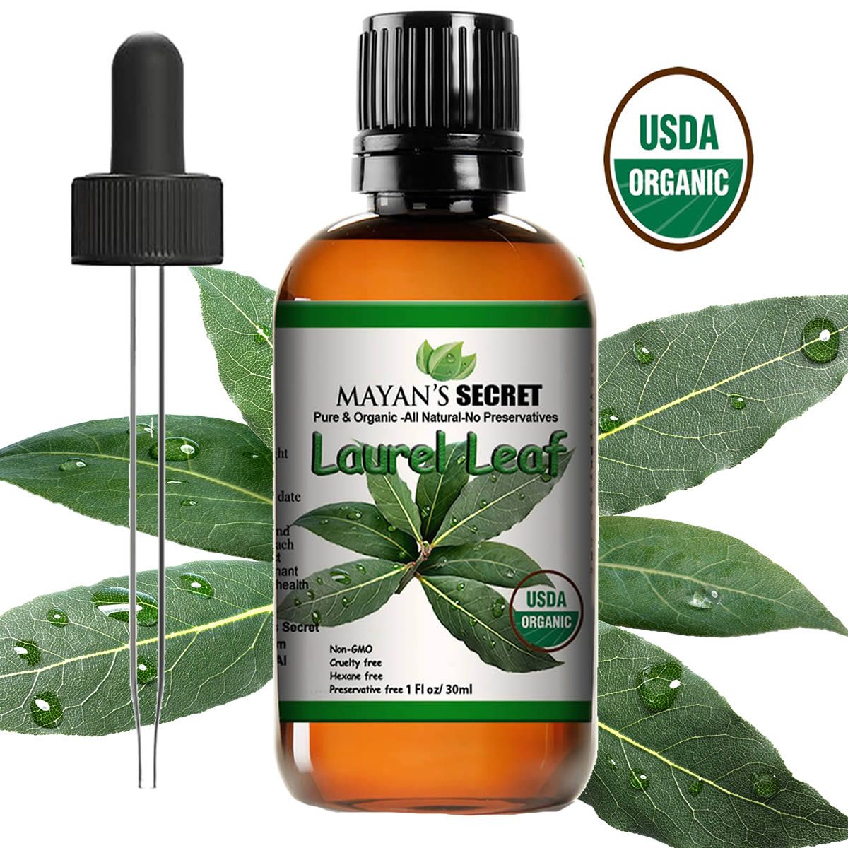Organic Laurel Leaf Essential Oil - Laurel Leaf Essential Oil – Mayan's ...