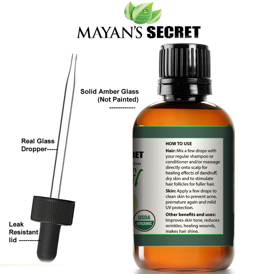 Virgin Organic Amla Oil - Organic Essential Oils - Mayan's Secret